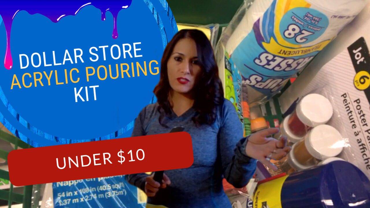 How to Make Your Dollar Store Acrylic Pouring Kit Under $10 - Fluid ...