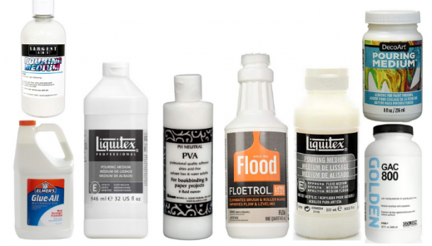 2 Easy DIY Pouring Medium Recipes - Fluid Texture Art - Love Acrylic ...