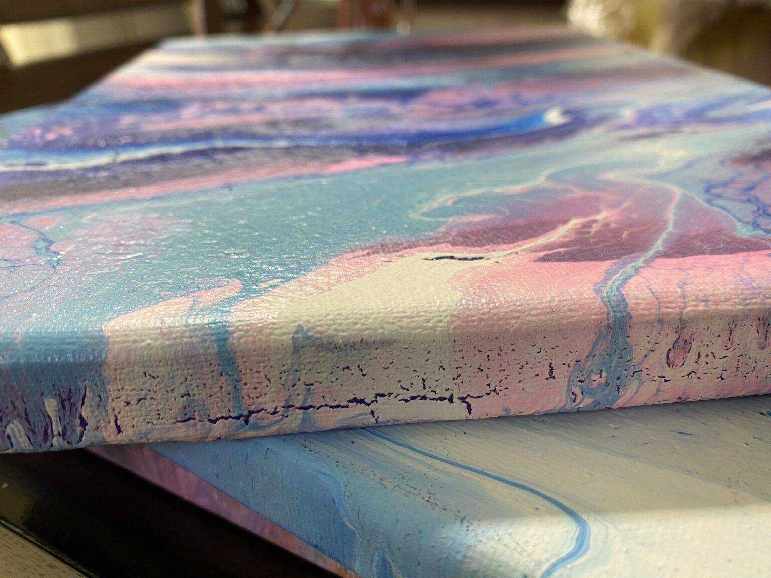 How to Prevent Paint Crazing and Cracking in Acrylic Pours - Fluid ...