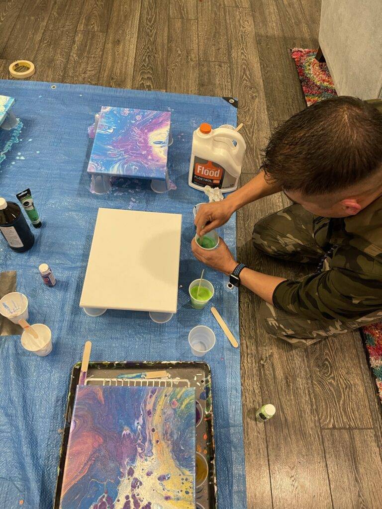 Acrylic Pouring Workshops, Classes and Parties - Love Acrylic Painting- Official Site